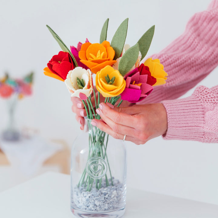 The Handmade Florist - learn how to make felt flowers
