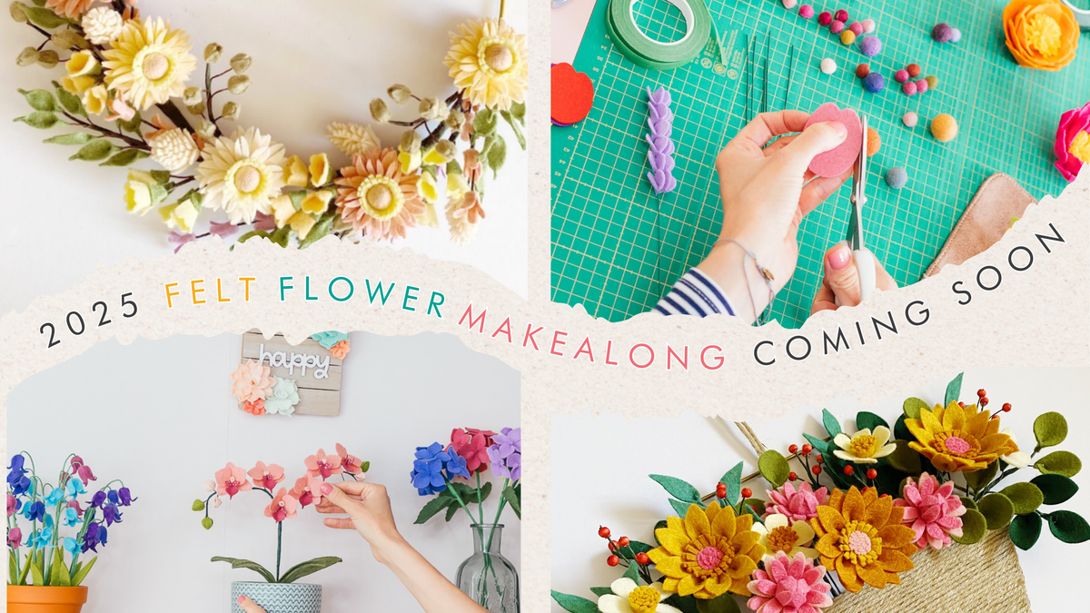 The Handmade Florist - learn how to make felt flowers