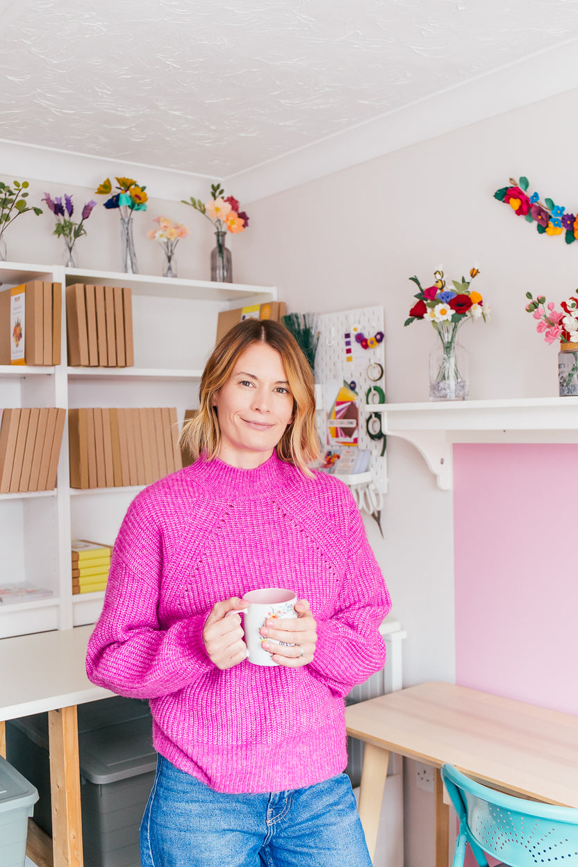 The Handmade Florist - learn how to make felt flowers